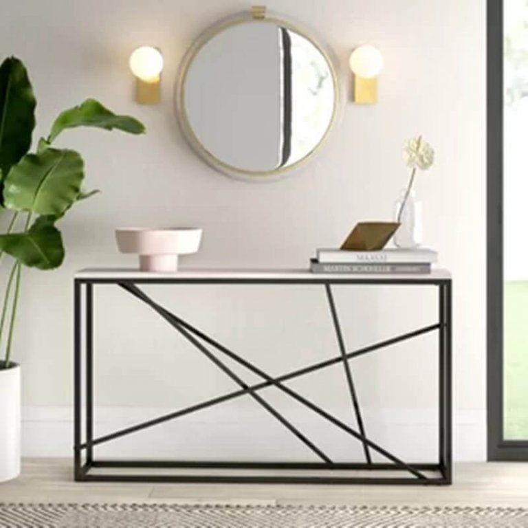 √ 15 Sofa Table Decor Ideas Farmhouse & Modern Pictures 2021