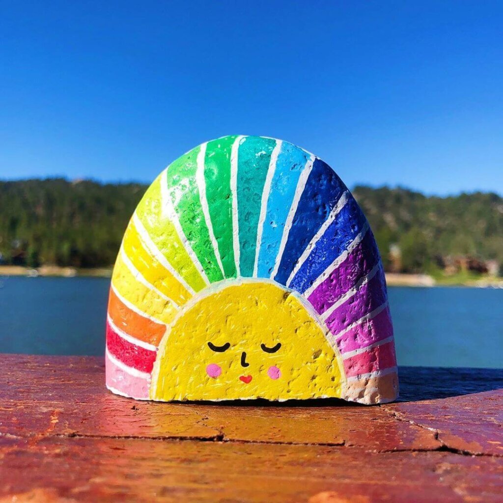 19 Amazing Painted Rock Ideas for Kindness Rocks Project - Harp Times