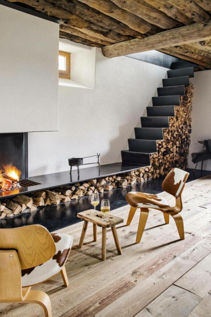 20+ Creative Firewood Storage Ideas To Keep Your Firewood Safe - Harp Times
