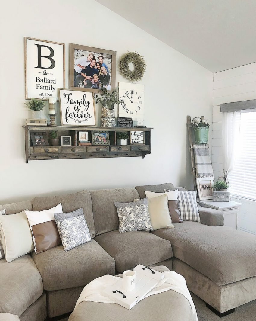 21 Beautiful Living Room Wall Decor Ideas to Refresh Your Space - Harp ...