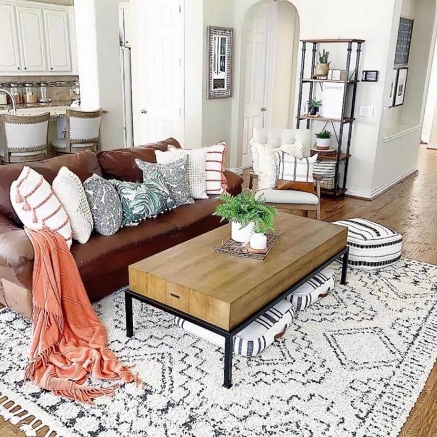 21 Amazing Living Room Rug Ideas to Make the Room Livelier - Harp Times